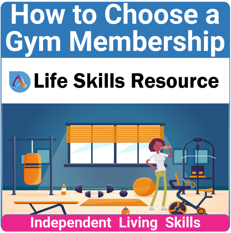 Practical Life Skills for Teens and Adults - A Gym Membership | Made By ...