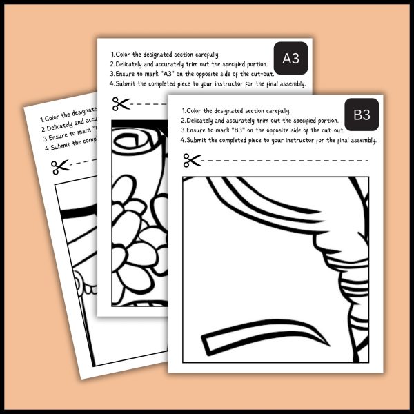 Women's History Month Frida Kahlo Collaborative Coloring Poster ...
