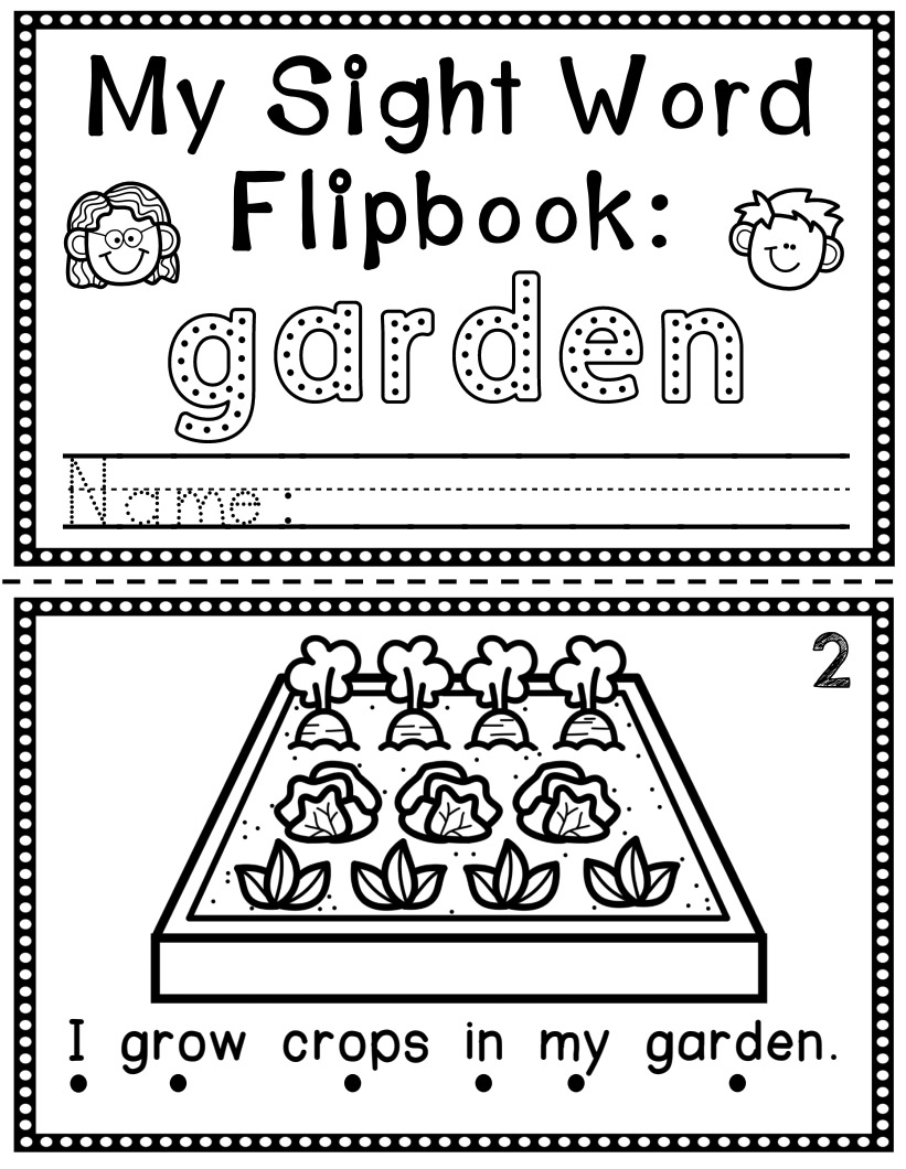 Sight Word Flip Book (Flipbook) - SCHOOL | Made By Teachers