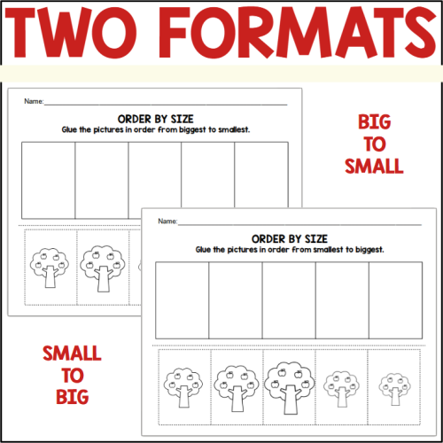 Apple Ordering by Size Activities | Made By Teachers