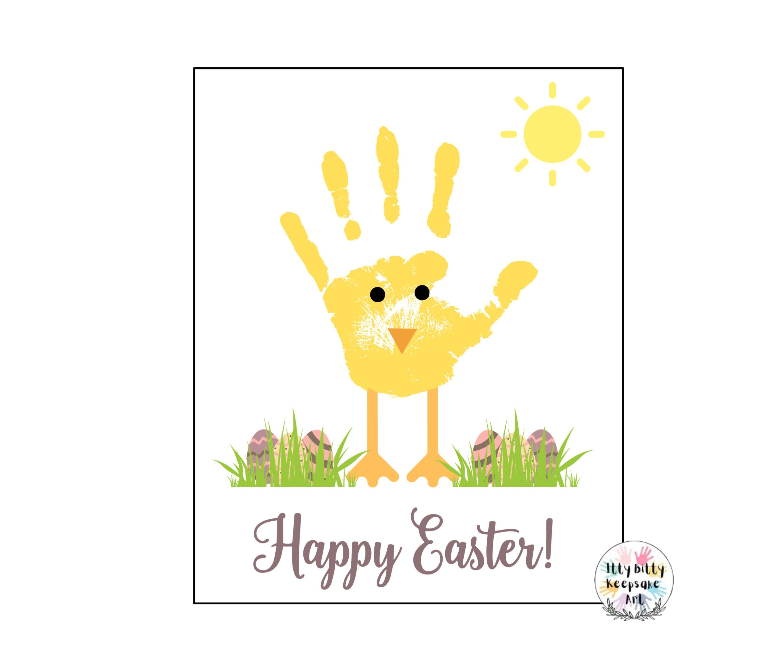 Five Little Ghosts Handprint Art Craft Printable Template / Fall Craft ...