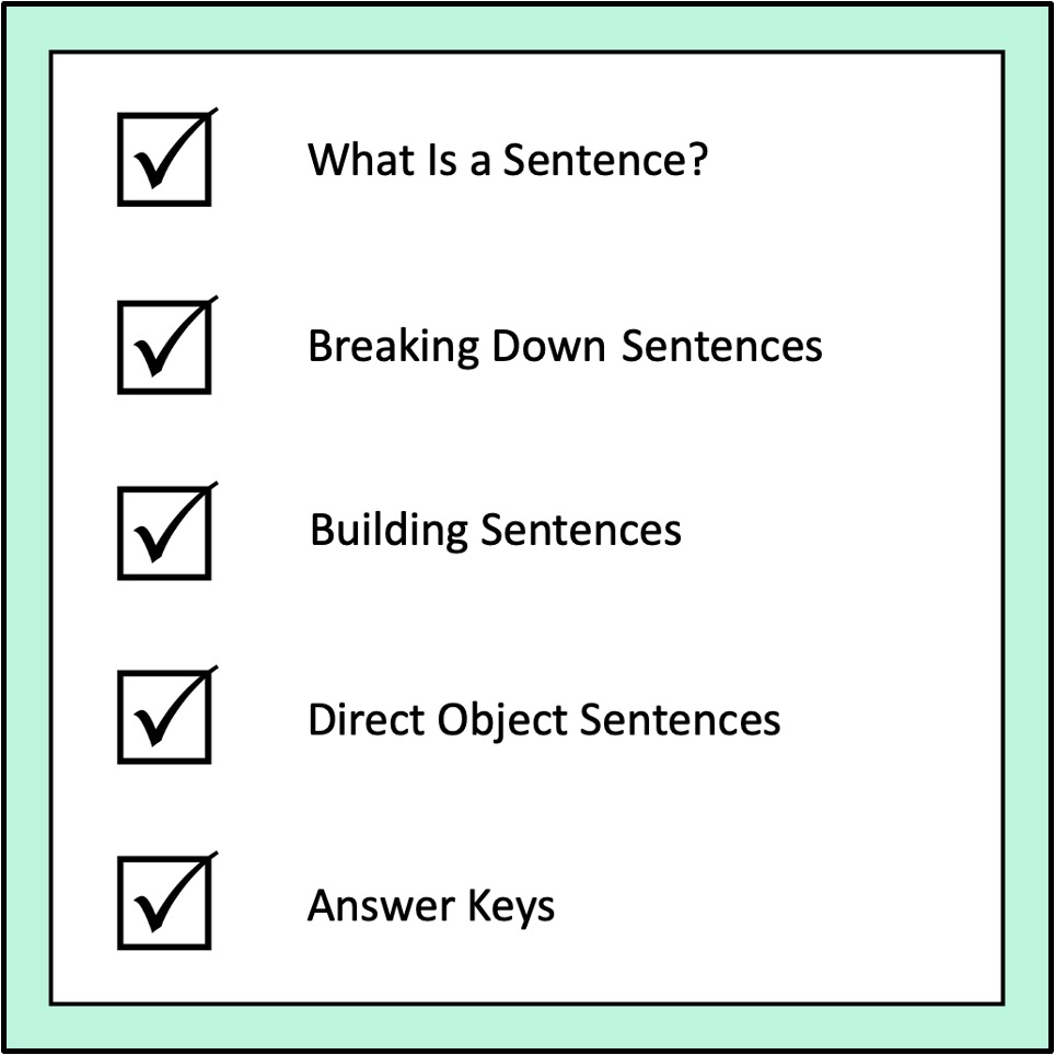 Sentence Structure - breaking down and building up sentences | Made By ...