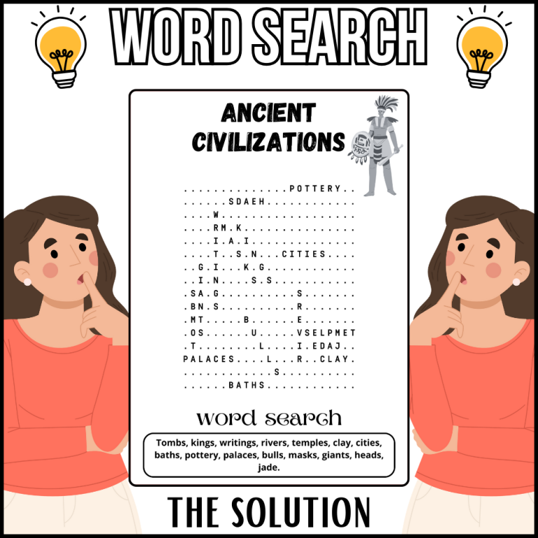 Ancient Civilizations : Word search puzzle worksheet activity - Free ...