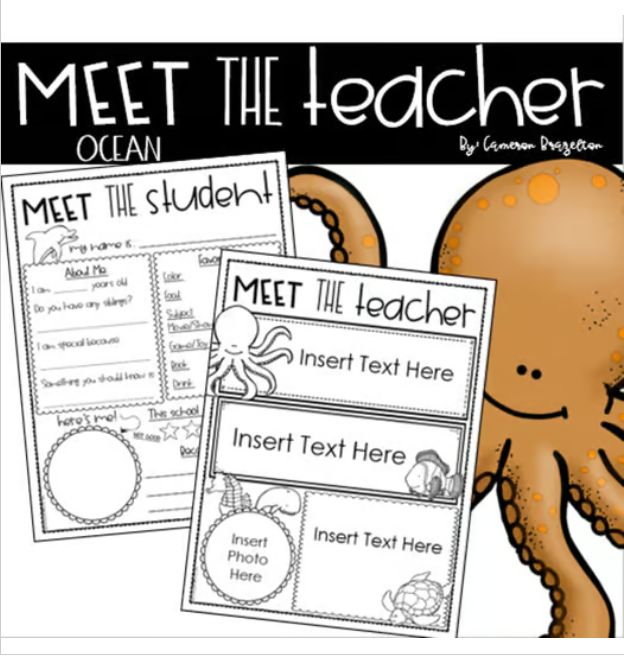 Back to School Open House Meet the Teacher Hollywood Movies PowerPoint ...