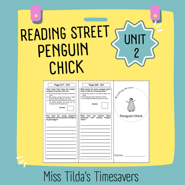 Penguin Chick - 3rd Grade Reading Street - Made By Teachers