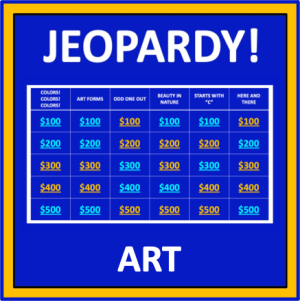 Art Jeopardy - an interactive game - Made By Teachers