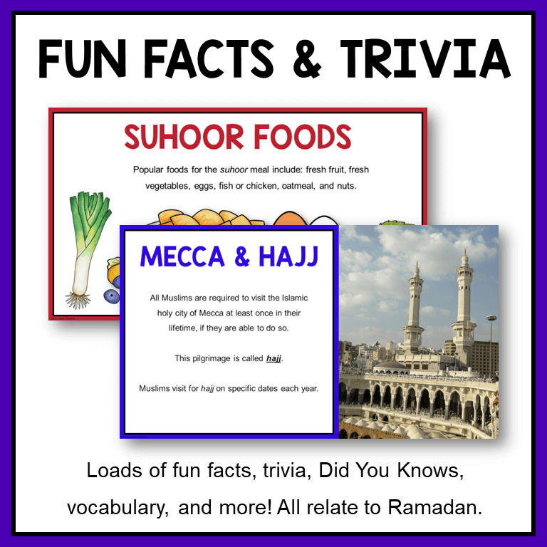 Ramadan Activities - Elementary Library Lesson - Islam - Eid - World ...