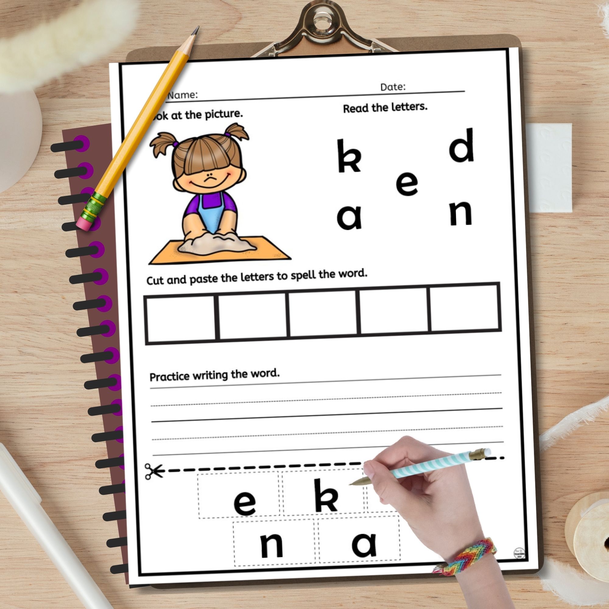Life Skills Cooking Worksheets, Baking Spelling Words, Task Cards ...