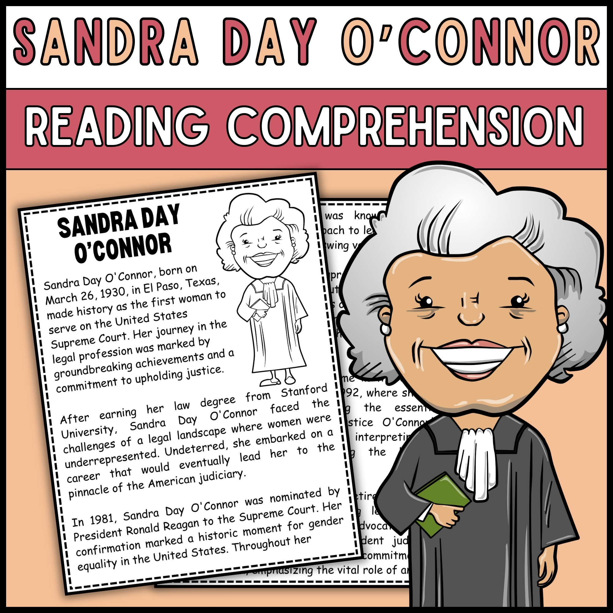 Women's History Month Elizabeth Cady Stanton Reading Comprehension ...