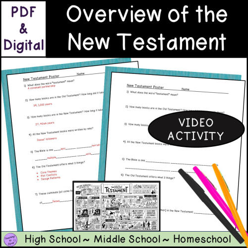 Summary of the New Testament Bible Overview Activity | Made By Teachers