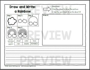 Directed Drawing March and St. Patrick's Day Worksheets - Made By Teachers