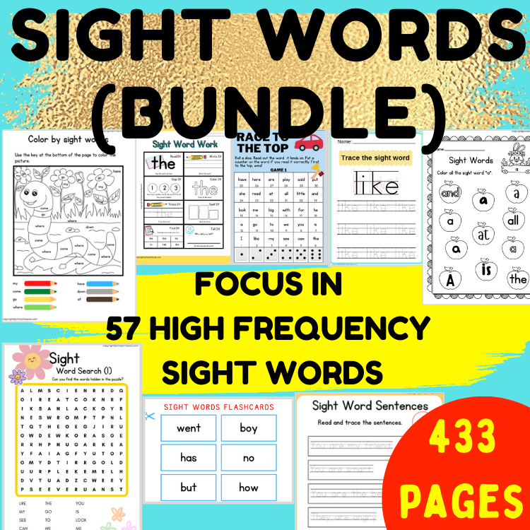 [FREE] High frequency sight word practice for kindergarten | Made By ...