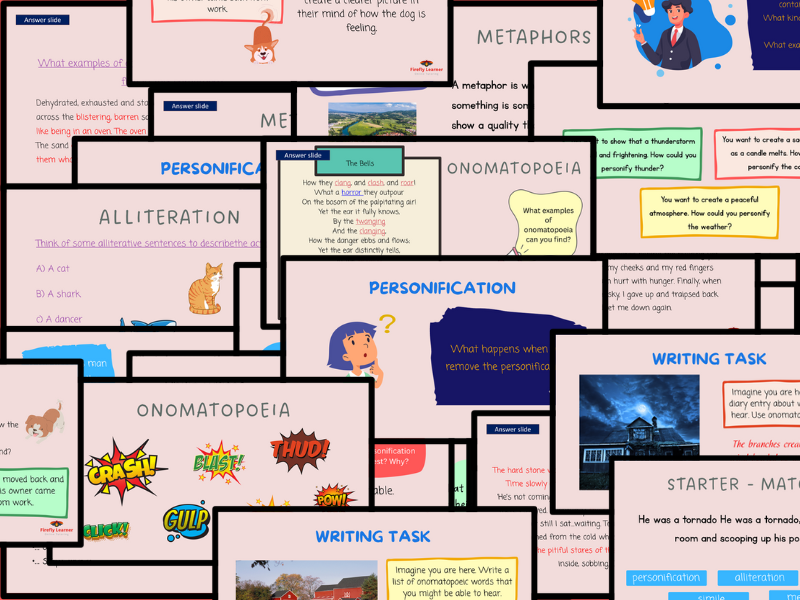 Identify and Use Figurative Language - Reading/ Writing Lesson ...
