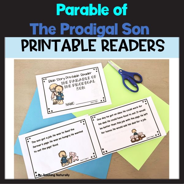 The Parables of Jesus The Prodigal Son Bible Story Mini Reader | Made ...