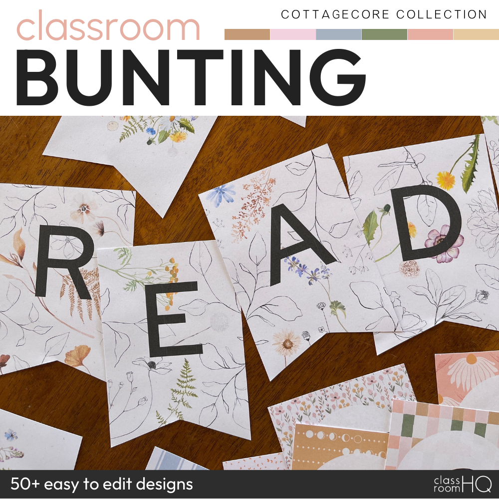 COTTAGECORE Inspirational Classroom Posters | Made By Teachers