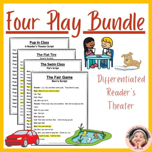 Four Play Set- Differentiated, Multileveled, Decodable Reader's Theater ...