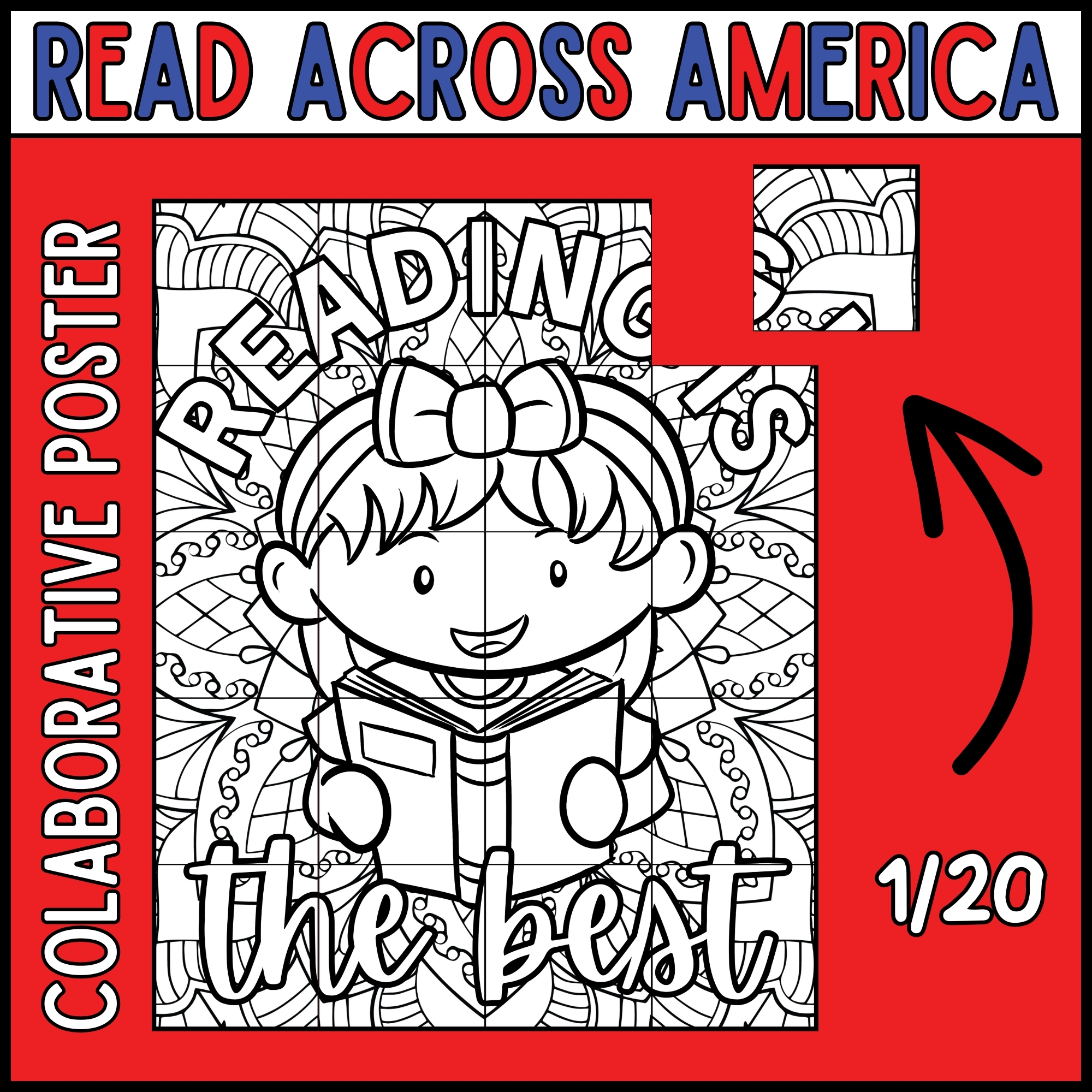 March Read Across America Day Collaborative Posters Bundle | Dr. Seuss ...