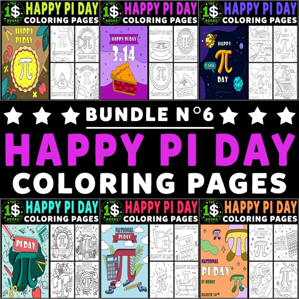 National Pi Day Coloring Pages | 14 March Holiday Coloring Sheets ...
