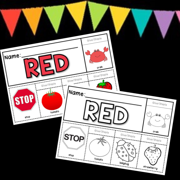 Colors Flip book - Made By Teachers
