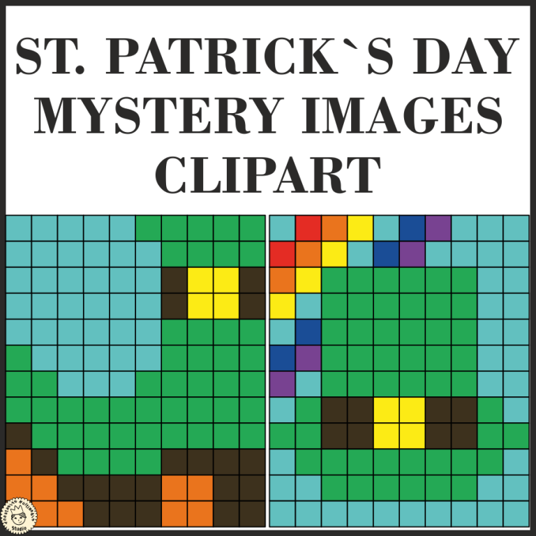 St. Patrick`s Day Mystery Images Clipart | Made By Teachers
