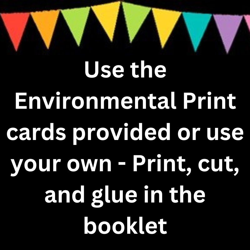 Make My Own "Environmental Print Book" - Printable for Preschool ...