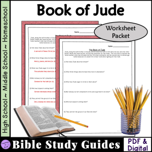 Bible Study Questions book of Jude - Made By Teachers