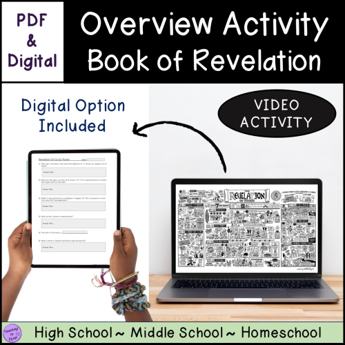 Revelation Book of the Bible Summary (CH 12-22) Overview Activity ...