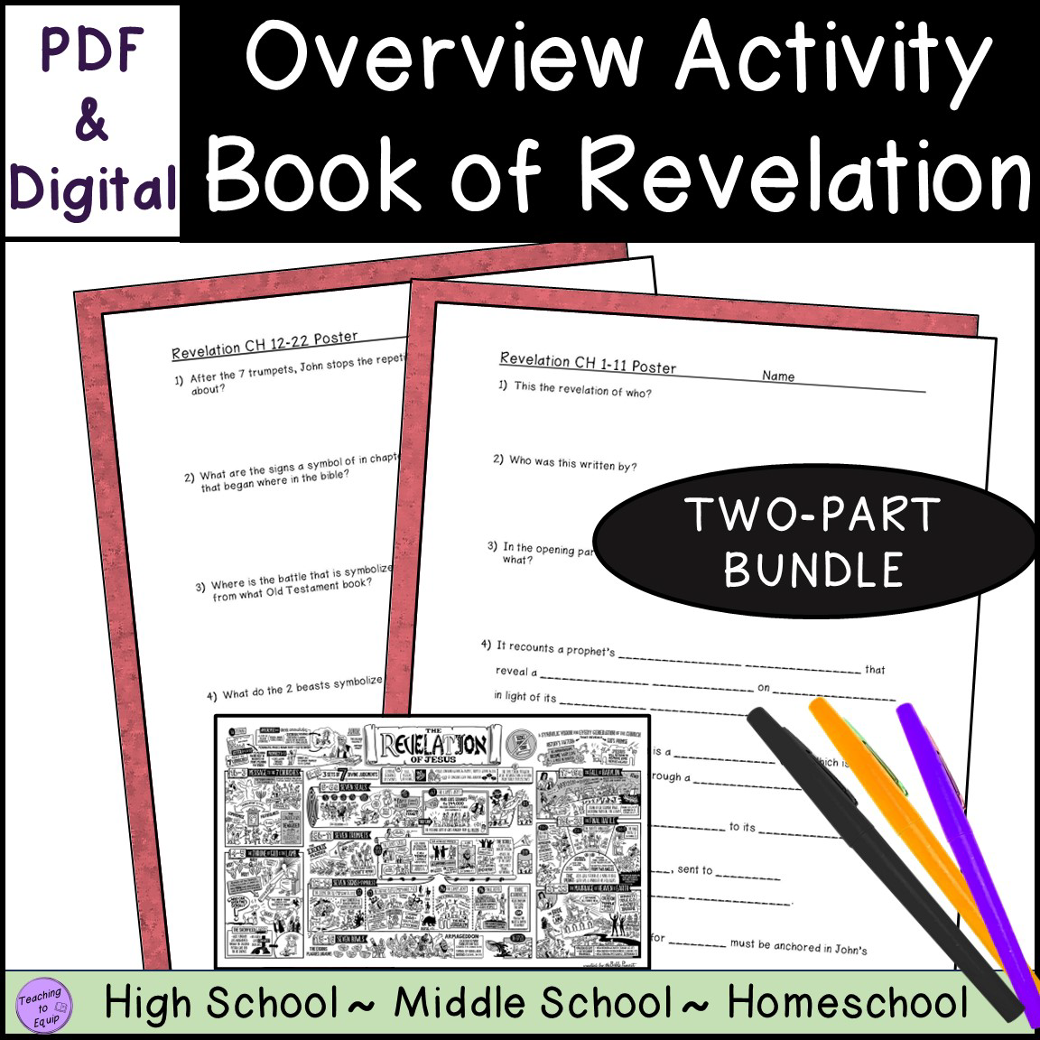 Book of Hosea Bible Summary Overview Activity | Made By Teachers
