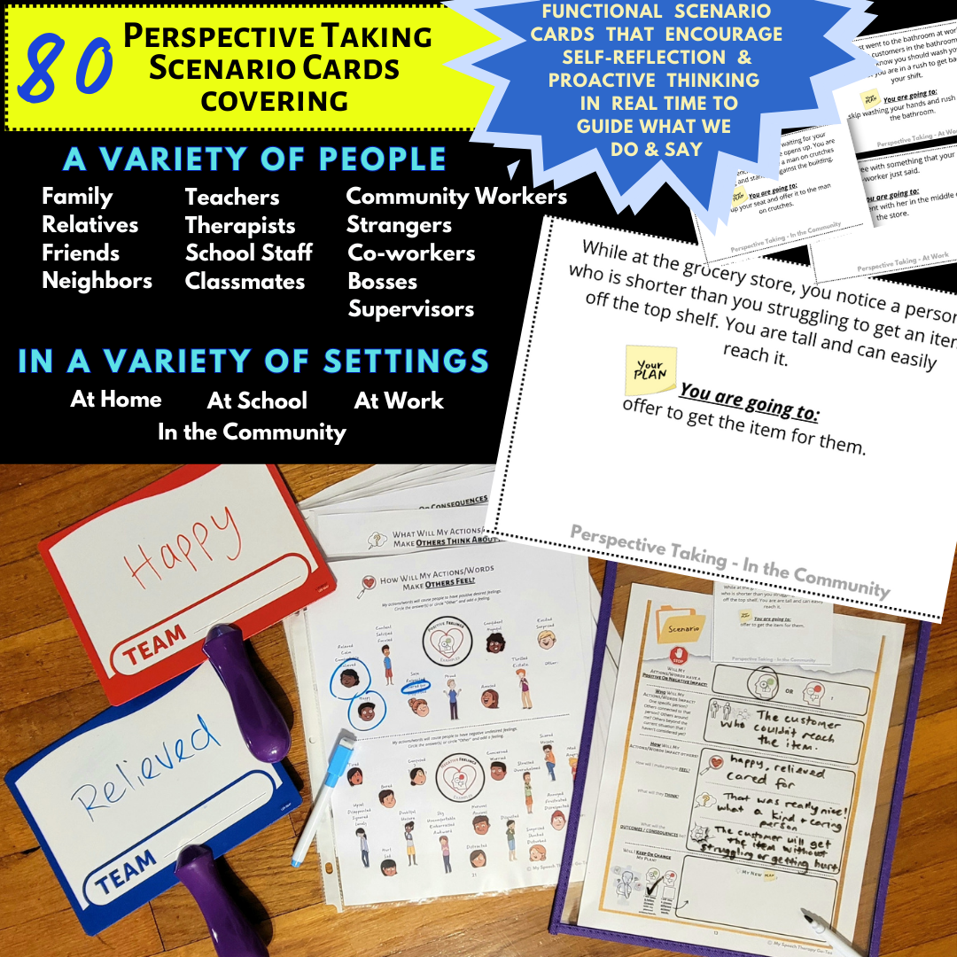 Perspective Taking Social Problem Solving Scenarios SEL Activities ...