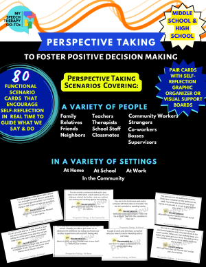 Perspective Taking Social Problem Solving Scenarios SEL Activities ...