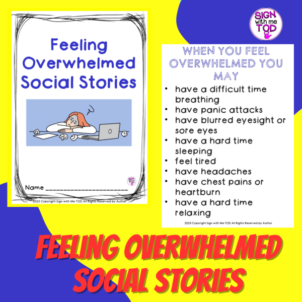 Feeling Overwhelmed Social Stories - Made By Teachers