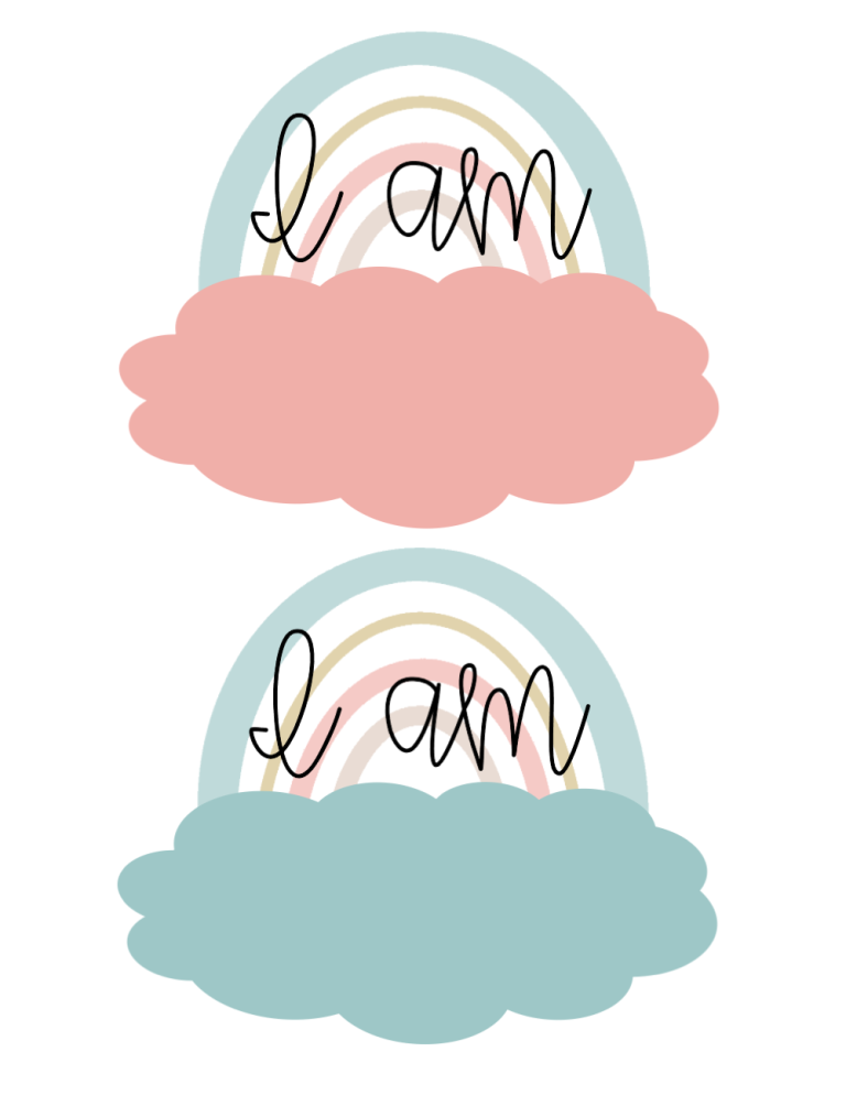 Editable Affirmation Station in Boho Theme- Easy Print & Premade ...