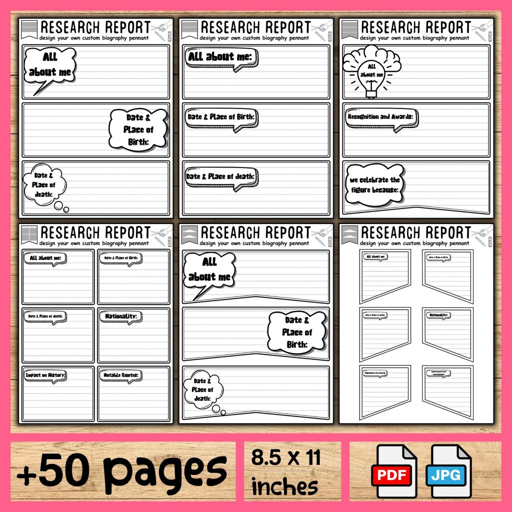 Women's History Month Writing Activities icons Biography Research ...