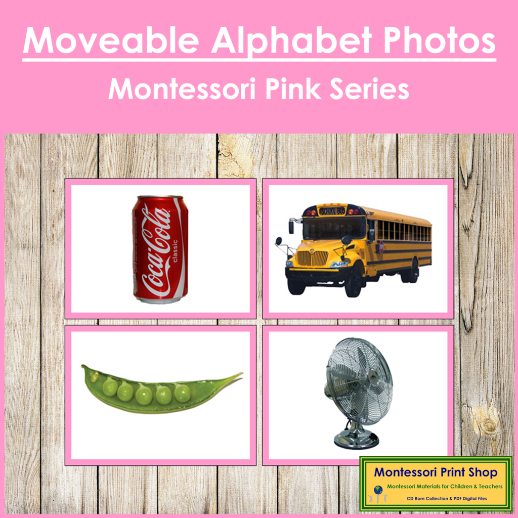 Montessori Moveable Alphabet Photos - Pink Series (Large) - Made By ...