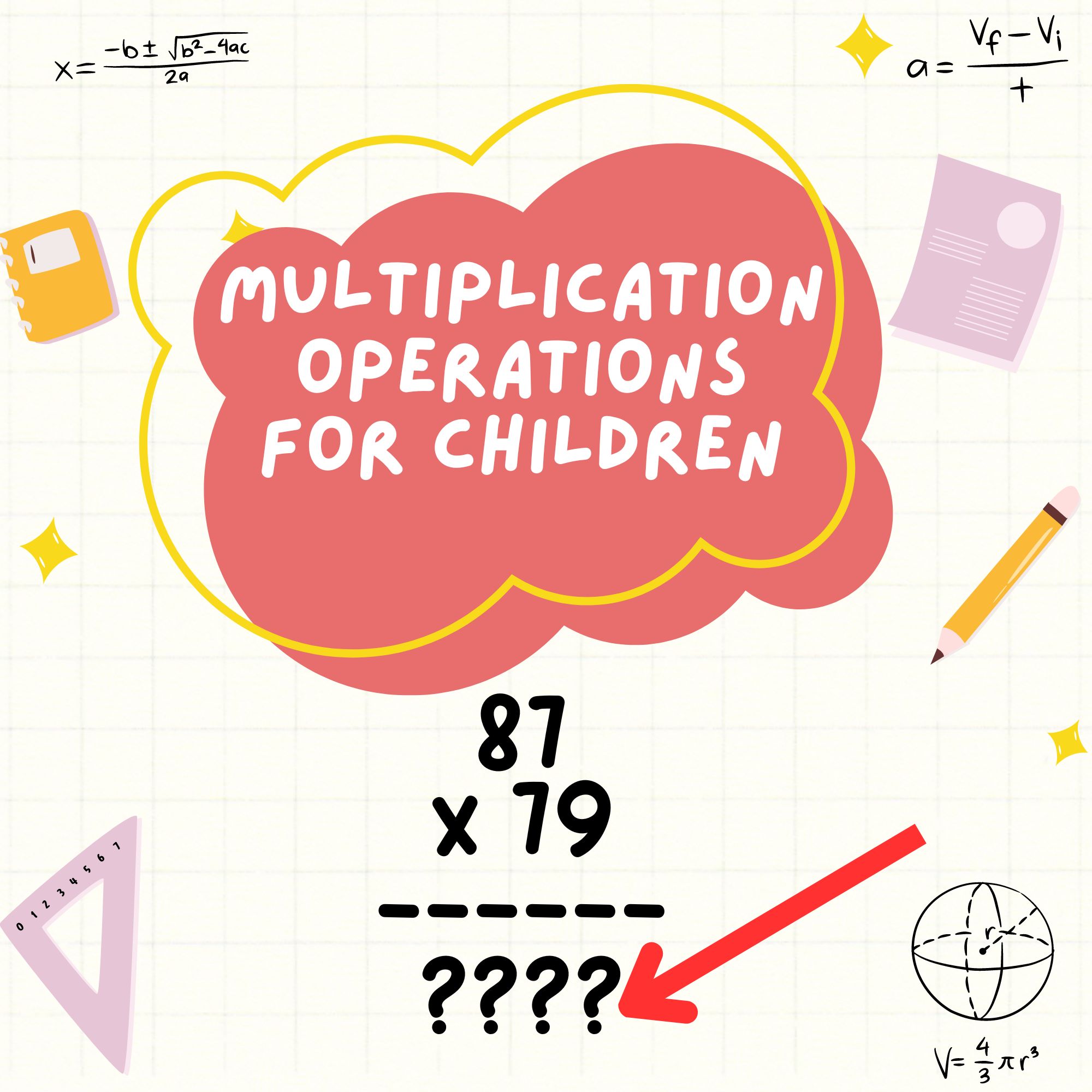 Subtraction operations for children in the 3th, 4th and 5th grades ...