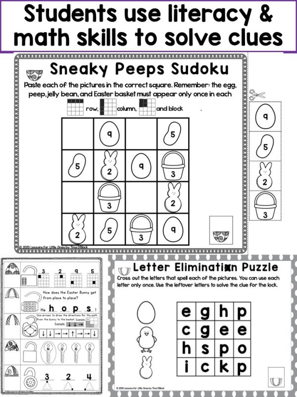 Easter Escape Room, Breakout Activity Print Version, Printable - Made ...