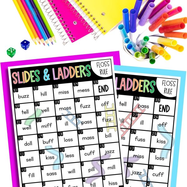 Floss Rule - Double Final Consonants Games and Station Activities ...