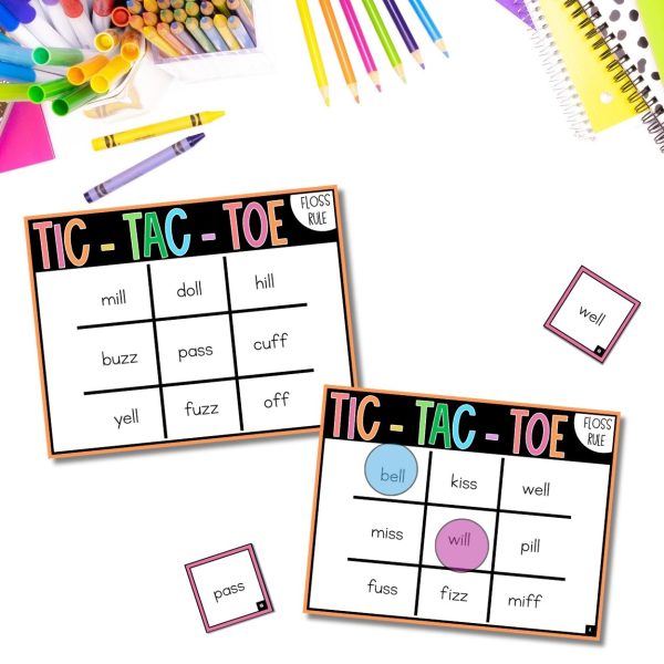 Floss Rule - Double Final Consonants Games and Station Activities ...