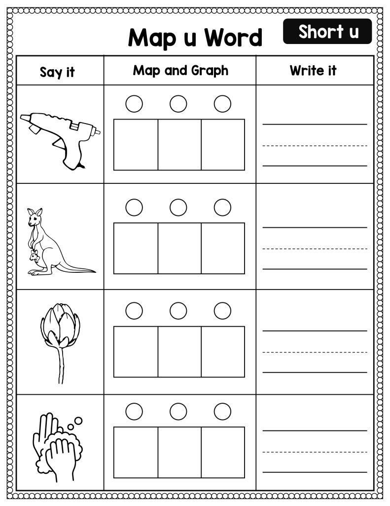 Science of CVC Words Reading, Blending Segmenting, Mapping Workbook for ...