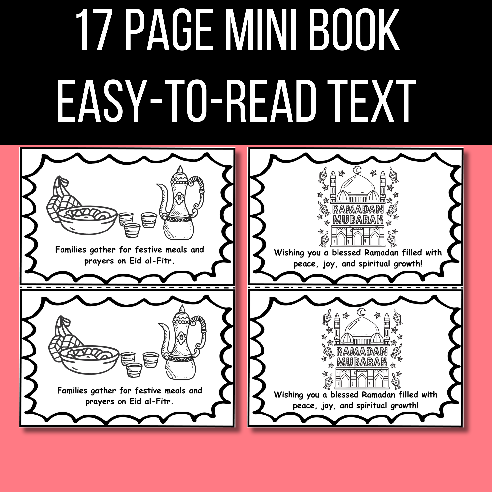 Ramadan Emergent Reader Mini Book-Ramadan Activities | Made By Teachers