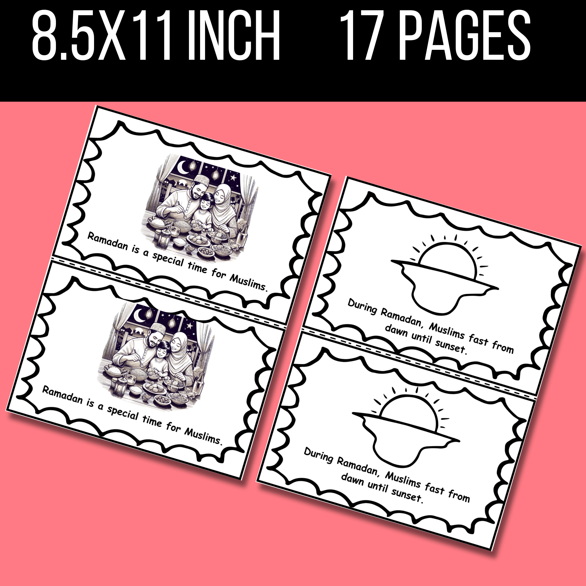 Ramadan Emergent Reader Mini Book-Ramadan Activities | Made By Teachers