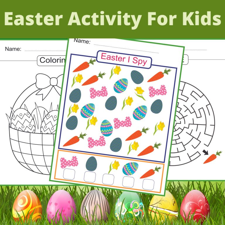 Easter Activity For Kids Printable Easter I Spy - Made By Teachers