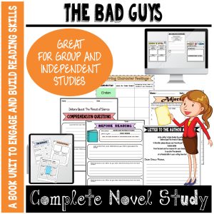 The Bad Guys By Aaron Blabey Novel Study Complete - Made By Teachers