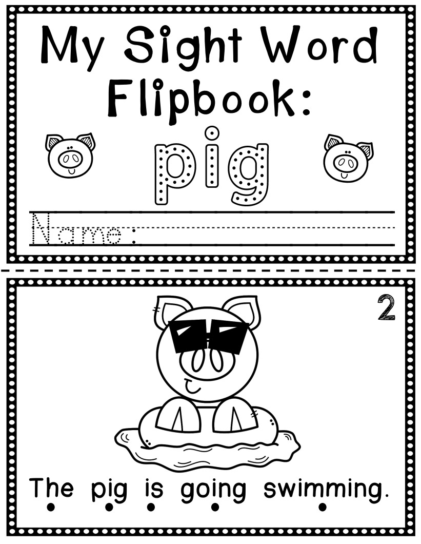 Sight Word Flip Book (Flipbook) - RIDE | Made By Teachers