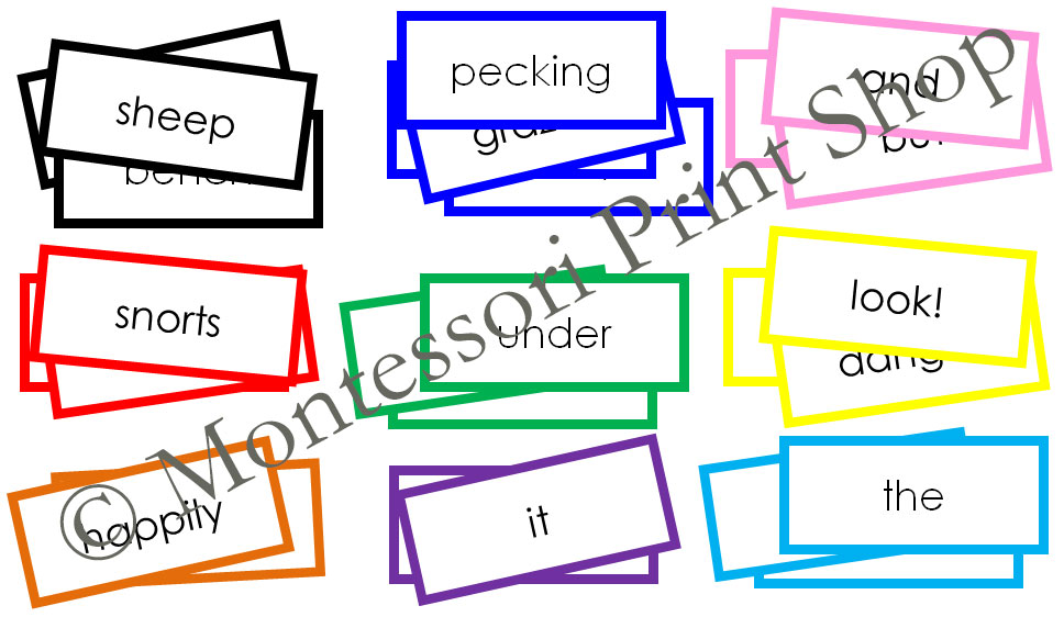 Primary Montessori Grammar Bundle (color-coded) | Made By Teachers