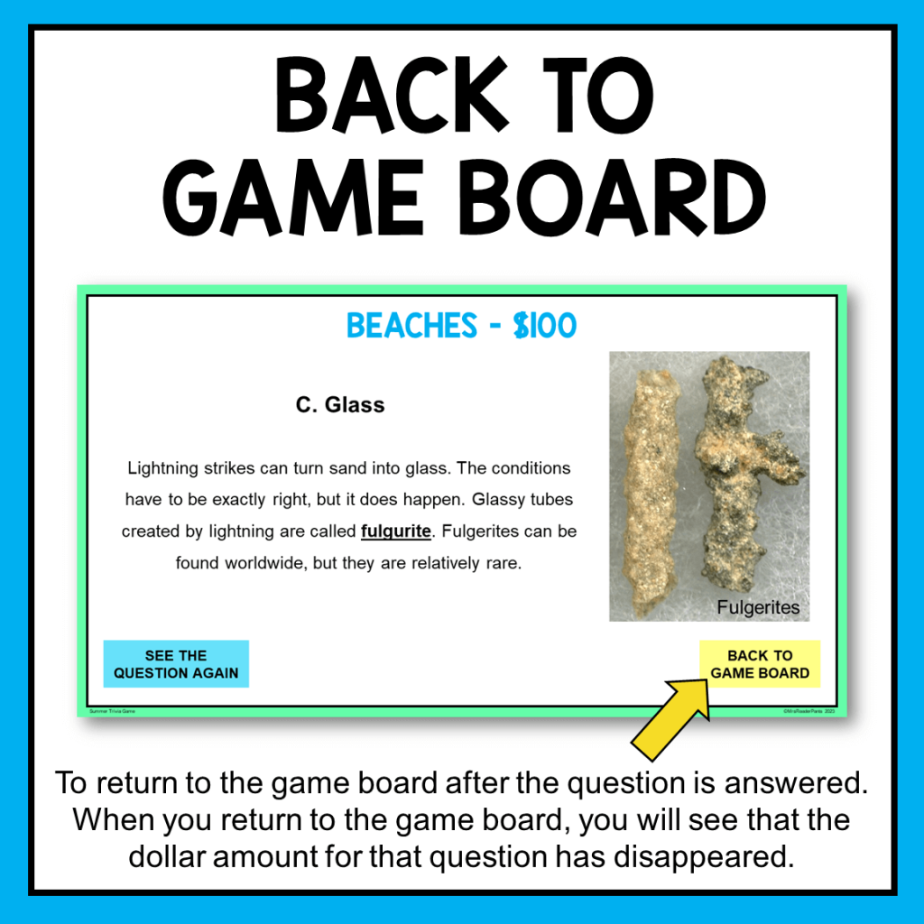 End of the Year Activities - Summer Trivia Game - End of the Year Class ...
