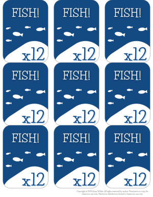 x12 Multiplication FISH! Card Game | Made By Teachers