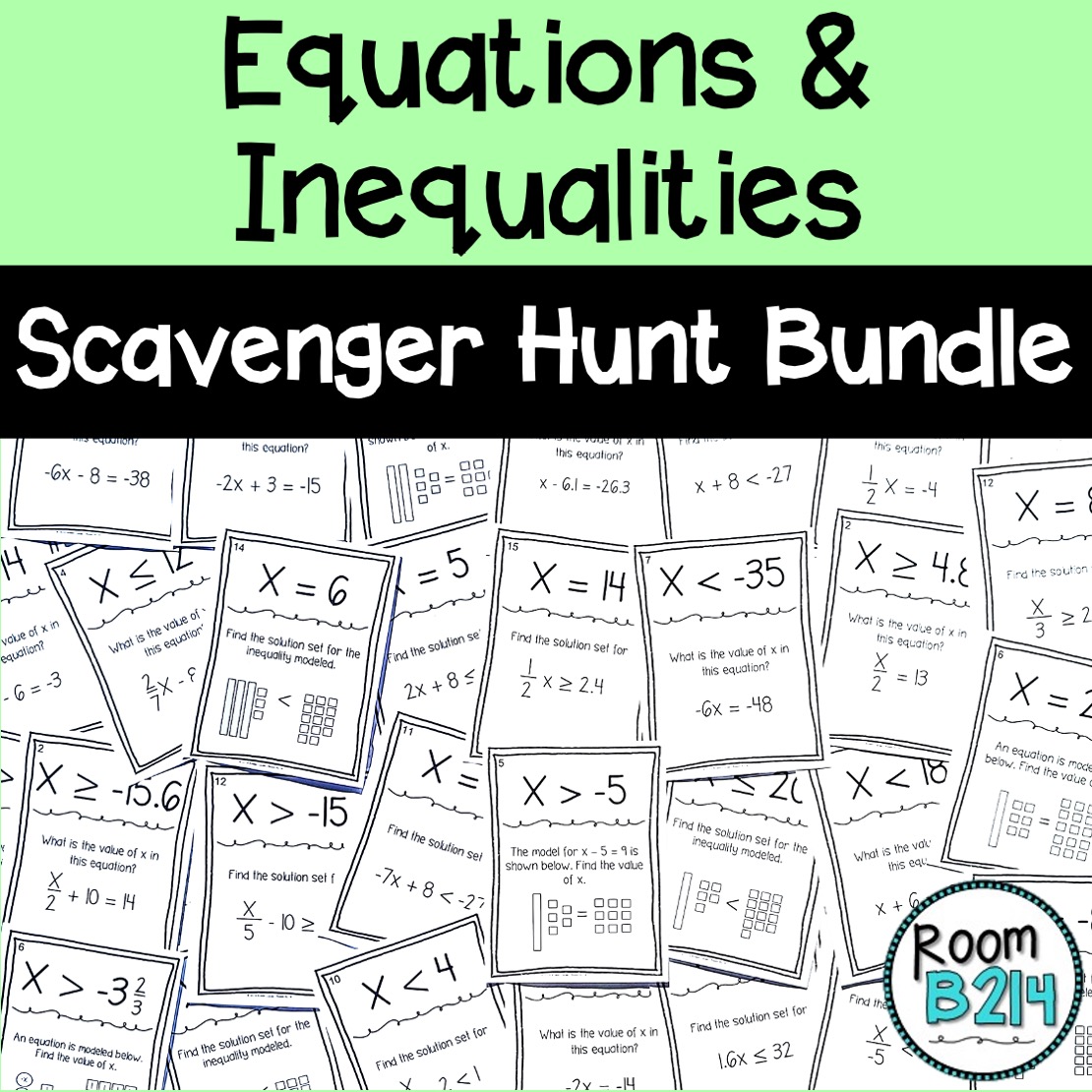Rational Number Word Problems Scavenger Hunt TEKS 7.3B | Made By Teachers