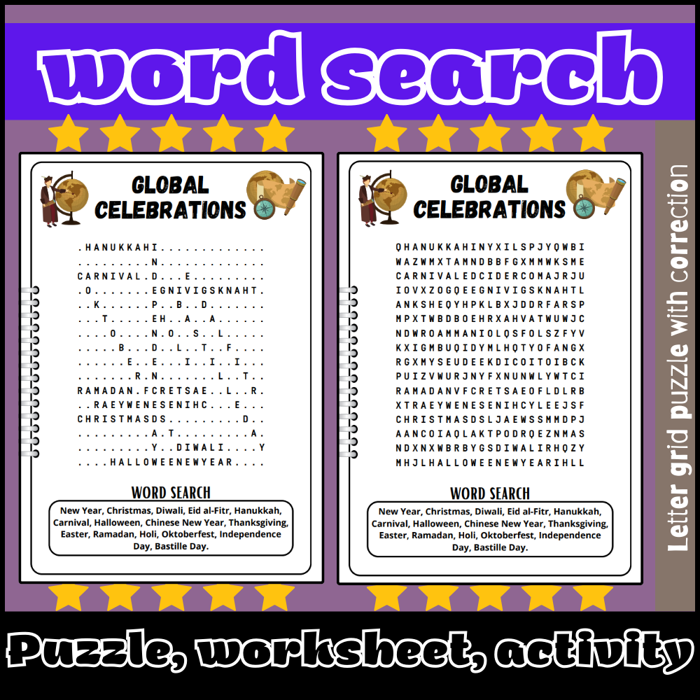 Snowboarding : Word search puzzle worksheet activity | Made By Teachers