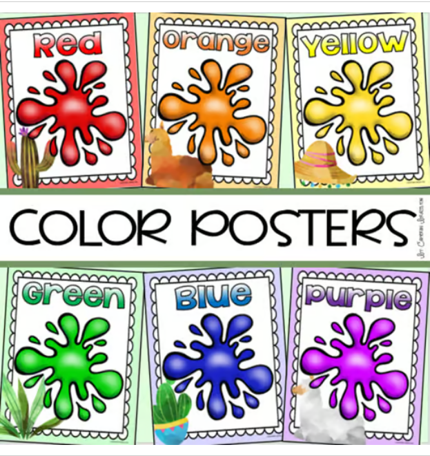 Daily Classroom Schedule Agenda Cards Watercolor Tropical Theme ...